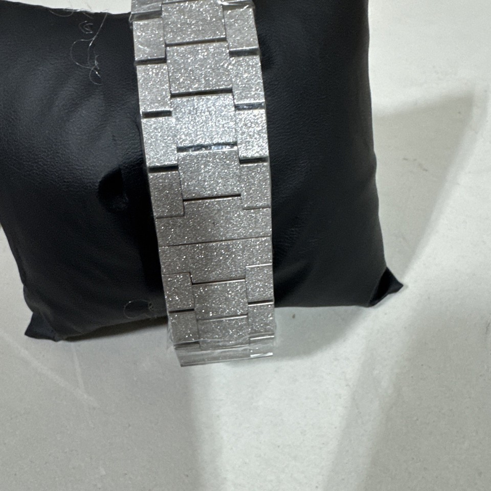 PINTIME Mens Watch Frosted Star Dust Dial Stainless Steel Quartz Watch ...
