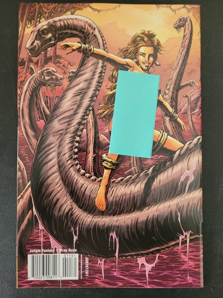 JUNGLE FANTASY VIXENS #1 (2016) BOUNDLESS COMICS WRAP NUDE VARIANT ...