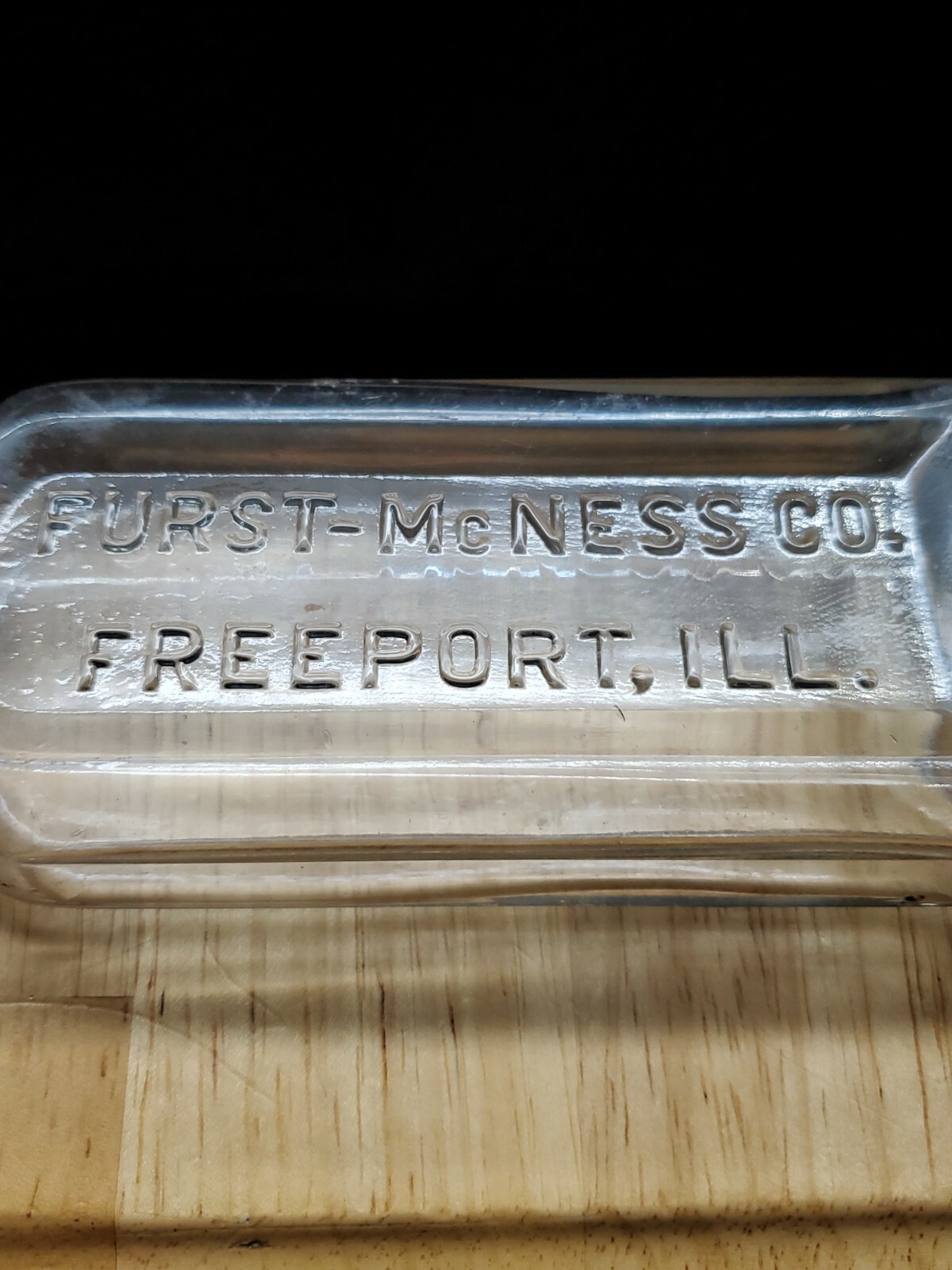 Furst-McNess Company Embossed Medicine Bottle Freeport, ILL Apothecary ...