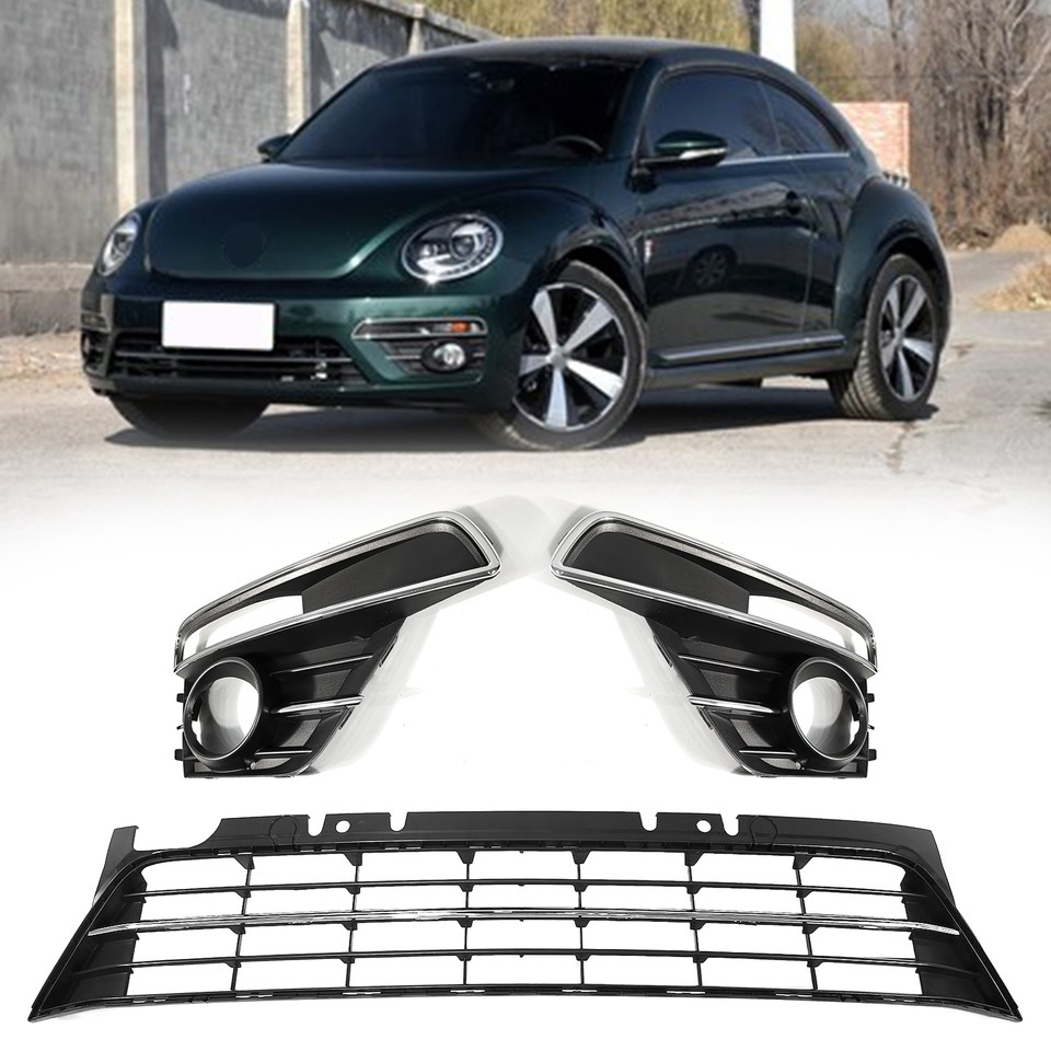 For 2017 2018 2019 VW Beetle Front Bumper Lower Center Grill Fog Light ...