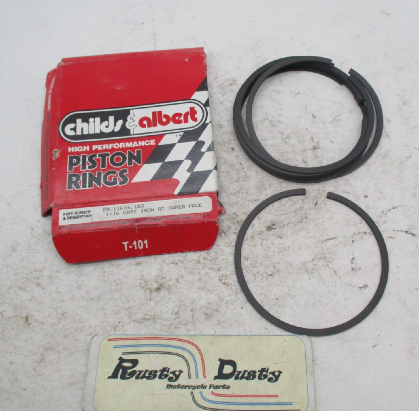 Harley Childs & Albert High Performance Piston Ring ES-116 x 4.150 1/16 ...