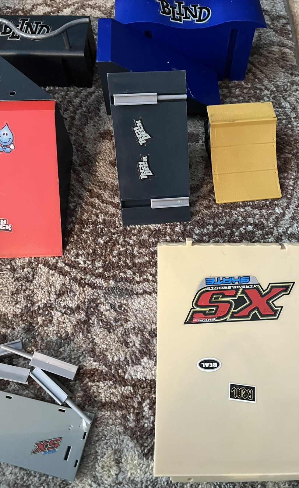 Mixed Lot of Tech Deck Ramps And Pieces - As Is