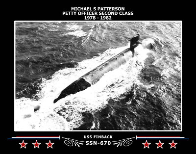 Navy Emporium USS Finback SSN-670 Canvas Photo Print 526SSN670 | eBay