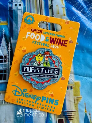 2024 Disney Parks Epcot Food & Wine Festival Muppets Lab Beaker ...