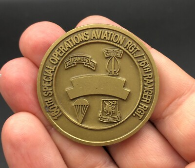 160th SOAR 75th Ranger USASOIC Challenge Coin Challenge Token | eBay