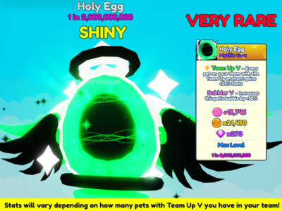 Shiny Holy Egg - Mythic Tier III - Bubble Gum Simulator Infinity | eBay