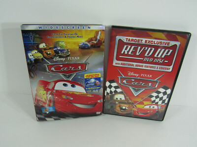 Cars and (Disney Pixar) Target Exclusive Rev'd Up DVD W/ Bonus Content ...