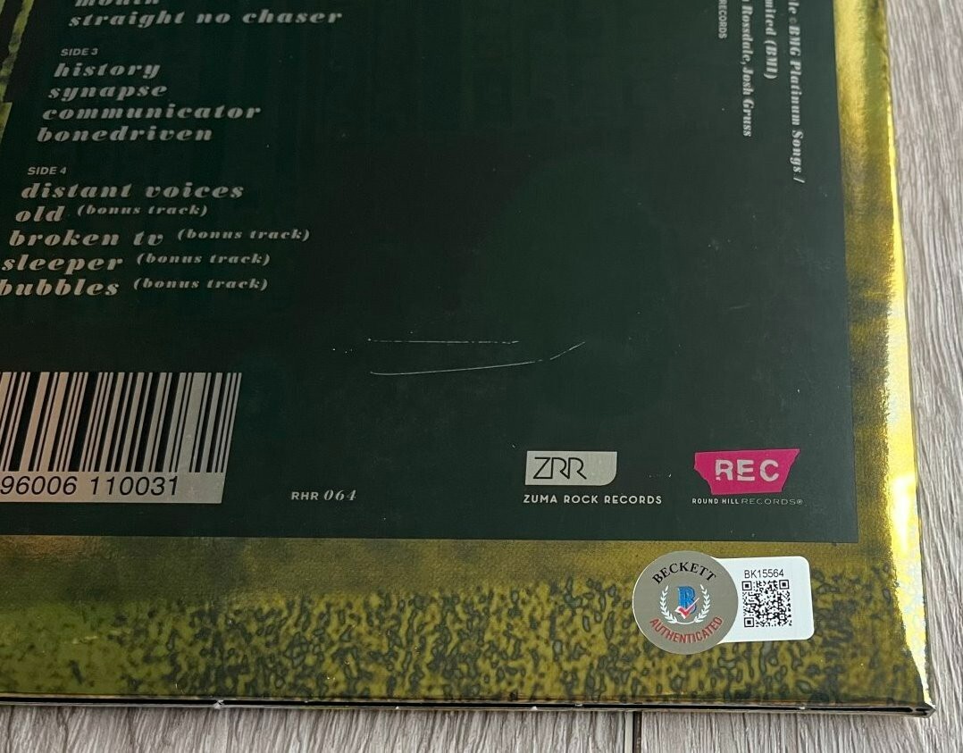 GAVIN ROSSDALE SIGNED BUSH RAZORBLADE SUITCASE VINYL w/EXACT PROOF ...