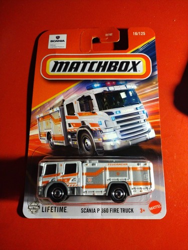 2025 Matchbox Scania P 360 Fire Truck MBX City New: eBay S&H Sale 15 ...