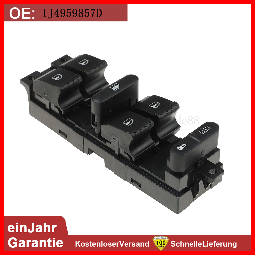 FENSTERHEBERSCHALTER FÜR VW PASSAT GOLF 4 BORA SEAT LEON 1J4959857D | eBay