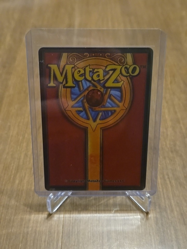 MetaZoo CCG Static Snow Stone UFO: First Edition 029/165 Reverse Holo ...