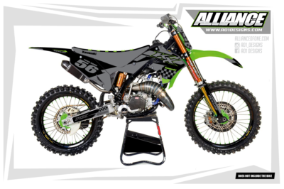 2003 - 2008 KAWASAKI KX 125 / 250 Polisport Restyle GRAPHICS Kit DECALS ...