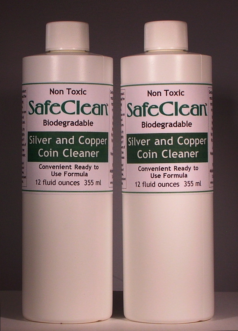 2X! New! SafeClean Coin Cleaner for Silver & Copper Coins. 24 fl.ounces ...