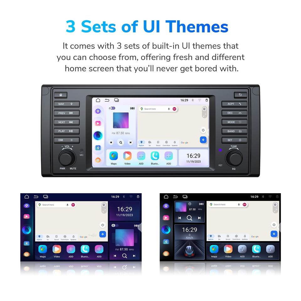 Eonon Android 13 Head Unit Car GPS Sat Nav Radio Apple CarPlay Audio ...