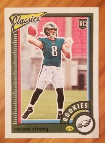 Carson Strong RC 2022 Classics Rookie Football Card | eBay