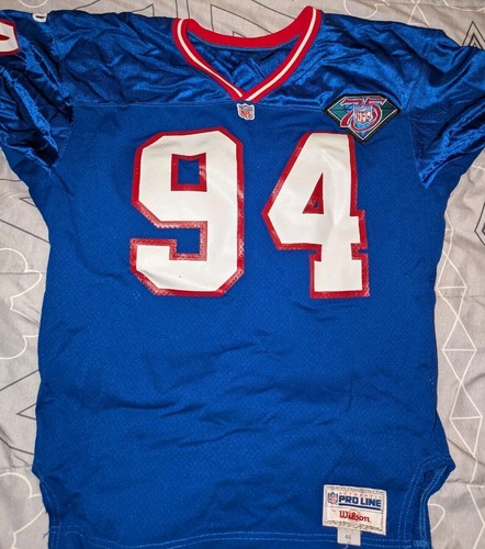 Vintage 75th Anniversary BUFFALO BILLS Jersey W Certified NFL 75 PATCH ...