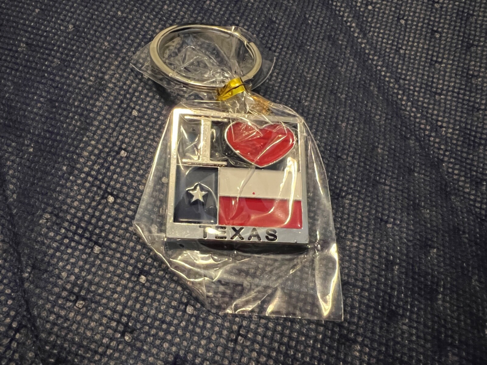 TEXAS Keychain Key Ring I Love ️ TEXAS Flag 🇵🇷 Tourist Gift Shop ...