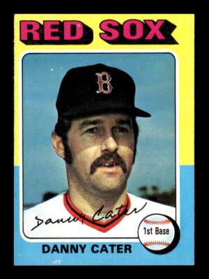 1975 Topps #645 Danny Cater Boston Red Sox VG-EX+ Baseball Card *E984 ...