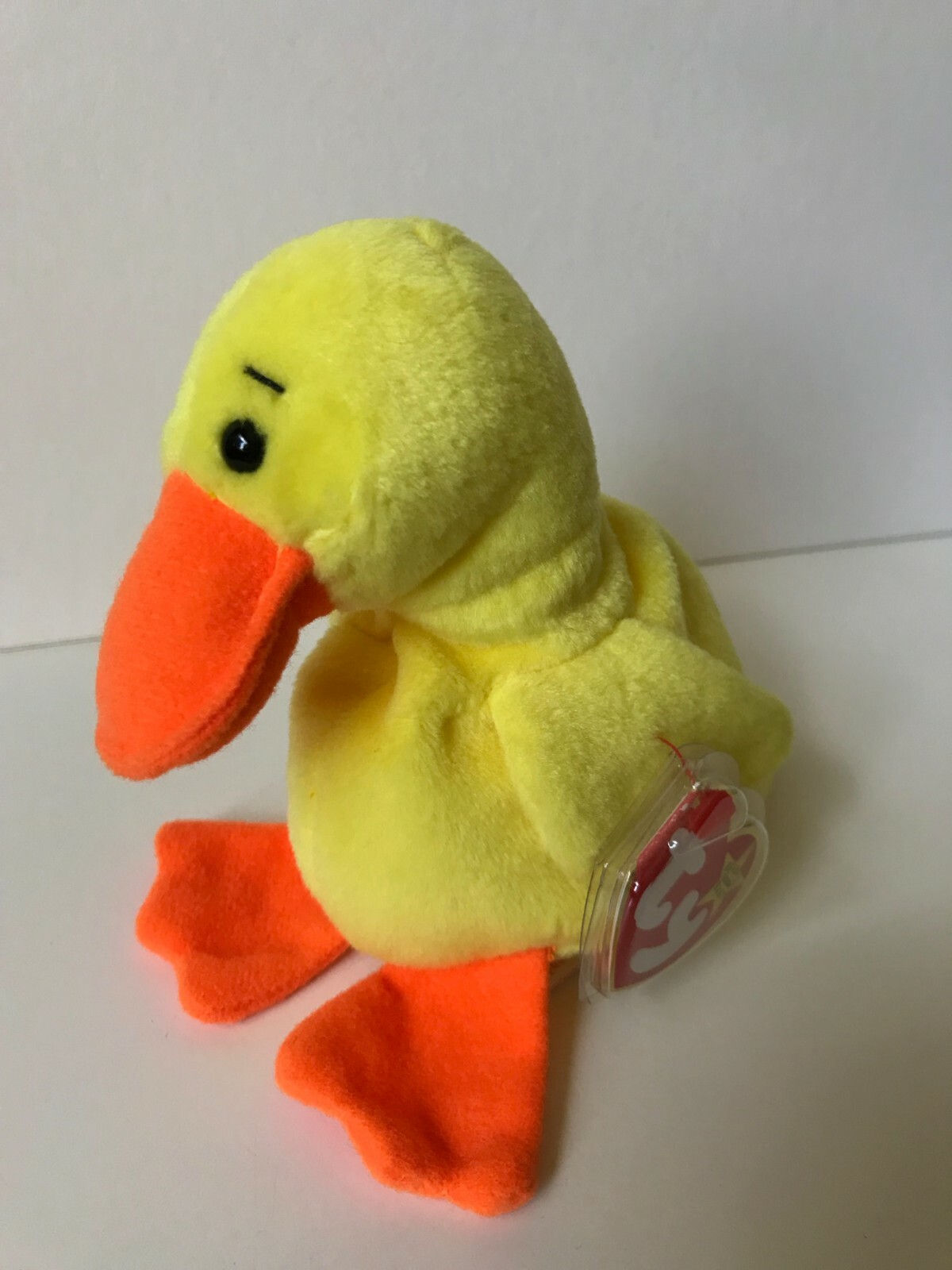 QUACKERS the Yellow Duck 1995 Ty Beanie Baby – PVC PELLETS, MWMT ...