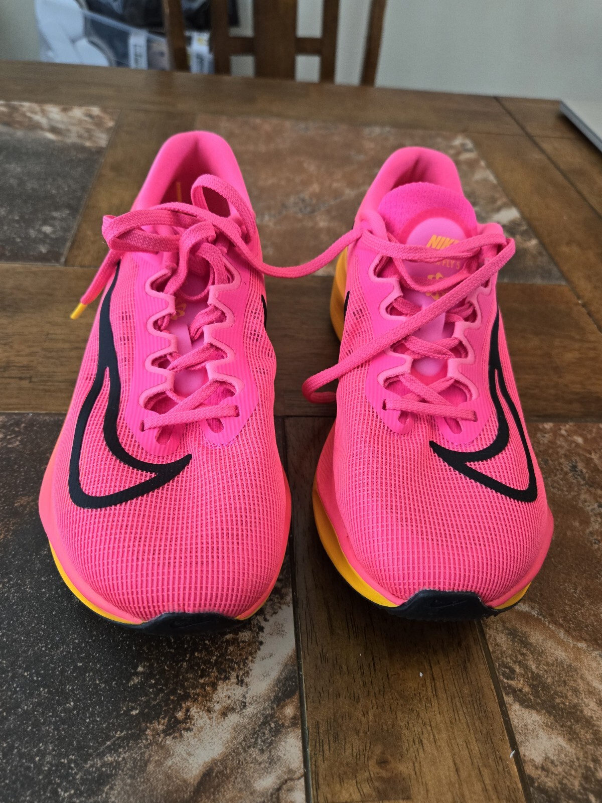 Nike Zoom Fly 5 Running Shoes - Hyper Pink/Laser Oran… - Gem