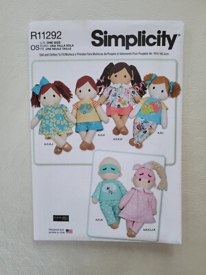 Simplicity Plush Doll w/Clothes #R11292 | eBay
