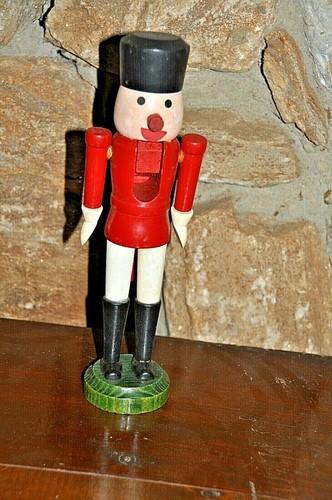 Vintage Wooden Bell-Boy Nutcracker, 11" see description | eBay