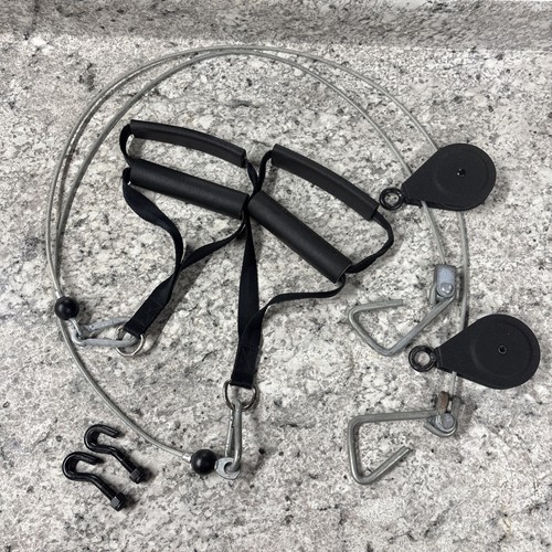 BOWFLEX Pulley Cables Handgrips LOT Power Pro Exercise Replacement ...