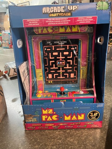 Arcade1Up Ms. PAC-MAN Partycade – 12 Games in 1 Classic LOCAL PICK UP ...