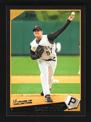 Zach Duke Pittsburgh Pirates 2009 Topps Black #303 SN /58 | eBay