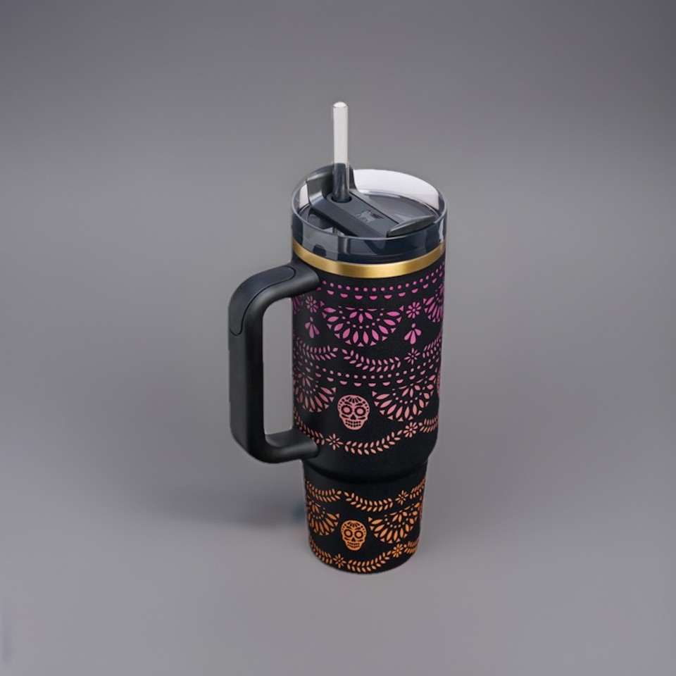 Stanley Dia de Los Muertos 30oz Midnight Catrina The Quencher H2.0 FlowState | eBay