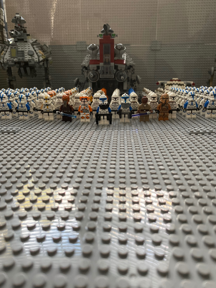 Lego Clone Lot of 2 Clone Trooper Minifigures Bulk Commanders Gunner ...