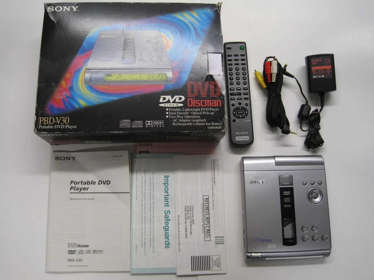 Sony Portable Dvd Player Box