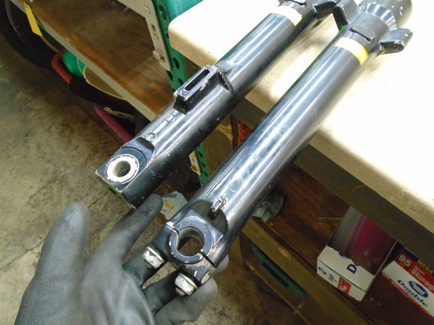 Honda 250 VTR INTERCEPTOR VTR250 BENT Front Forks Pair 1988 GP HB431 | eBay