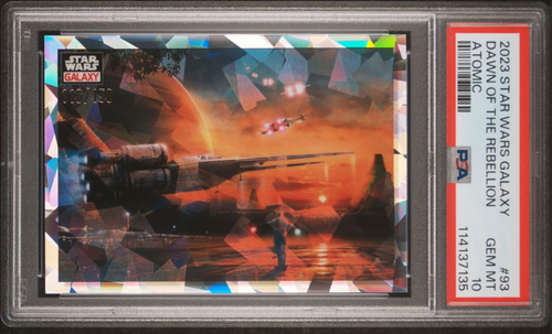 Star Wars Galaxy Topps Chrome 2023 Dawn of the Rebellion Atomic /150 ...