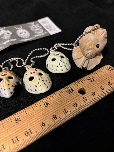 Friday the 13th Jason X (beginning) Mask on small chain Horror Slasher ...