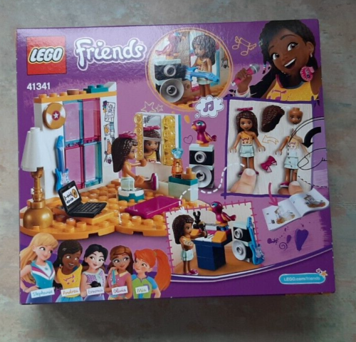 Lego 41341 Friends Andrea's Bedroom Building Kit 85 Pcs Retired Set ...