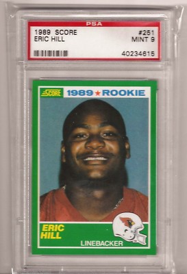 1989 Score #251 Eric Hill RC Rookie PSA 9 MINT 40234615 | eBay