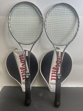 Wilson - T4000 Vintage Steel Tennis Racquet W/ Cover for sale online | eBay