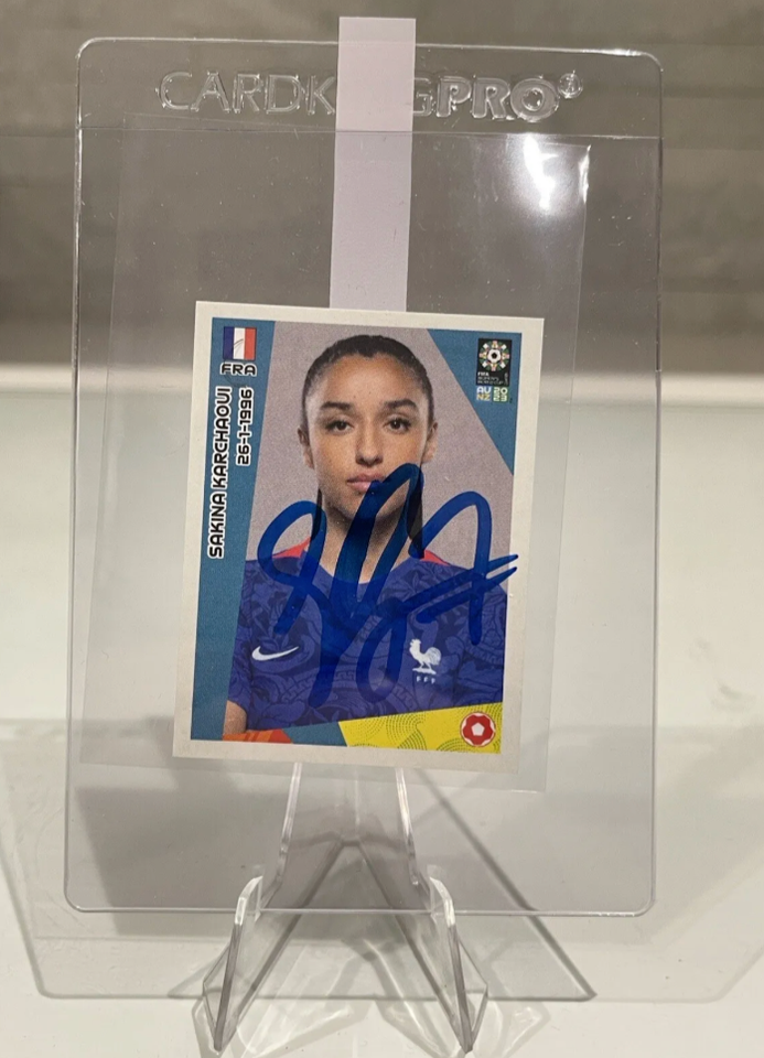 Sakina Karchaoui France PSG World Cup 2023 Signature Autograph Sticker ...