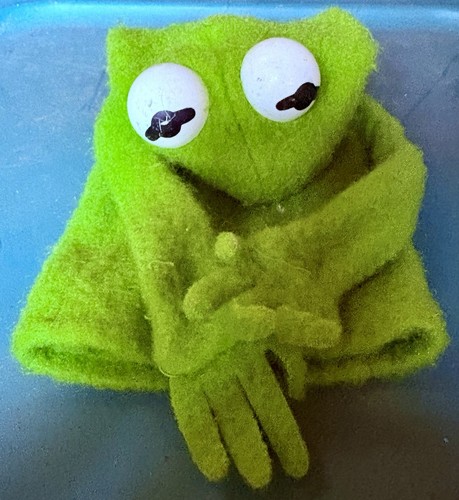 Vintage Kermit The Frog Hand Puppet Jim Henson Fisher Price #860 | eBay