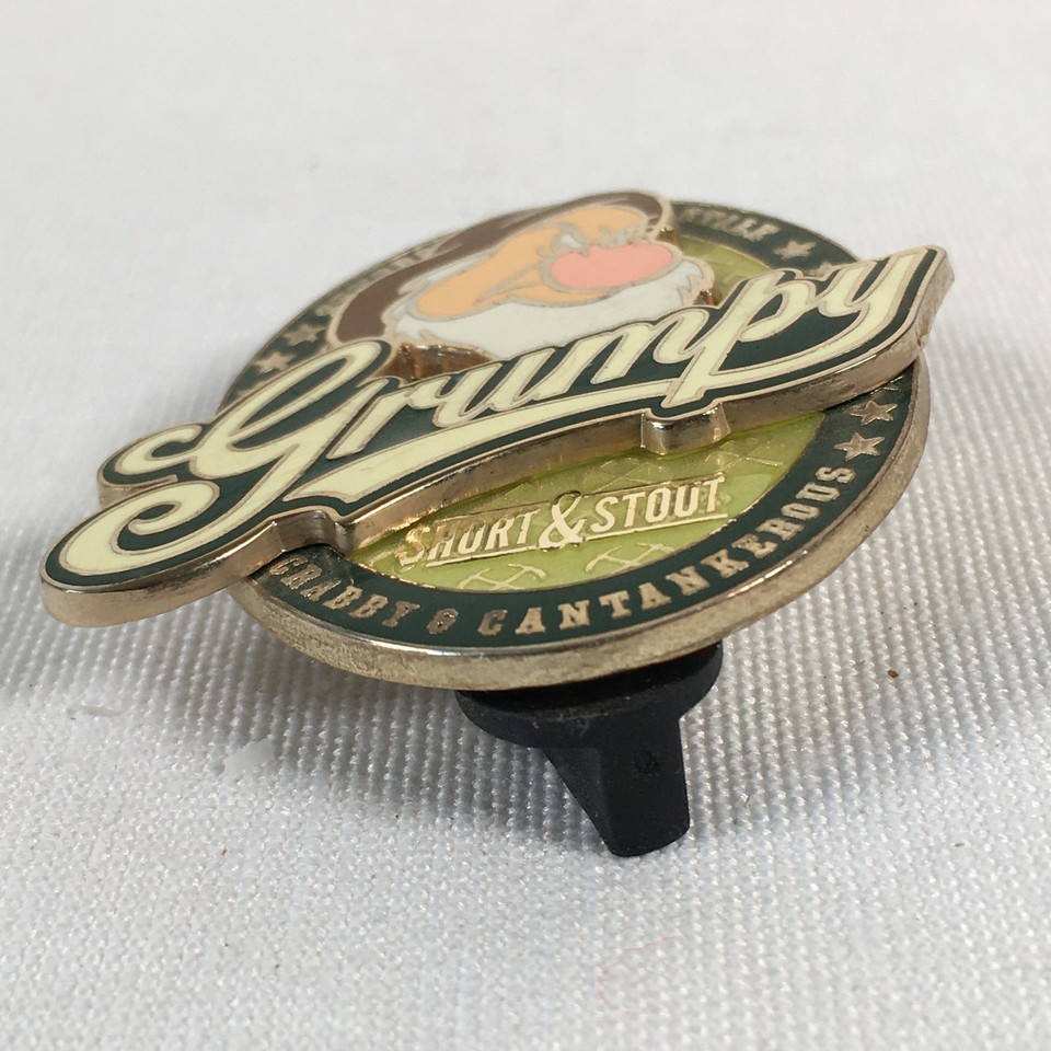 Disney 3D Trading Pin GRUMPY Short & Stout Stubborn Snow White Dwarf ...