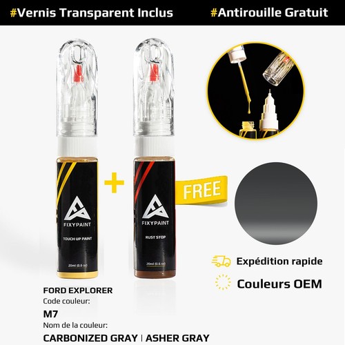 Peinture de retouche Pour FORD EXPLORER Code: M7 CARBONIZED GRAY ...
