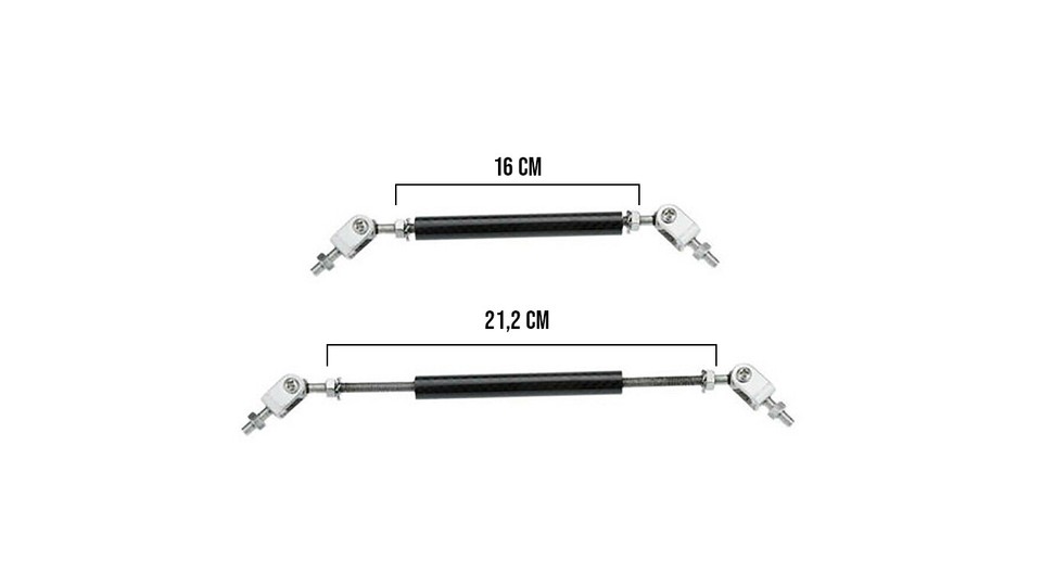 Carbonio Zugstab Supporto Puntone Tirante Tie Splitter Diffusore ...
