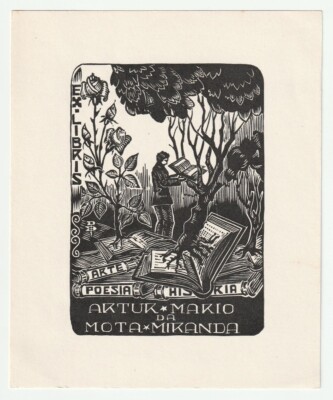 RENE MARANDE: Exlibris für Artur Mario da Mota Miranda | eBay.de