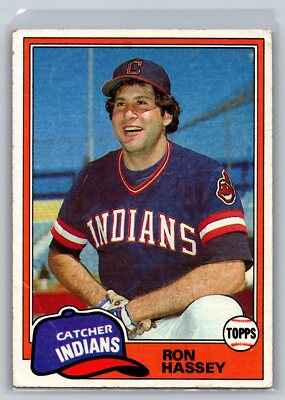 1981 Topps #564 Ron Hassey INDIANS | eBay