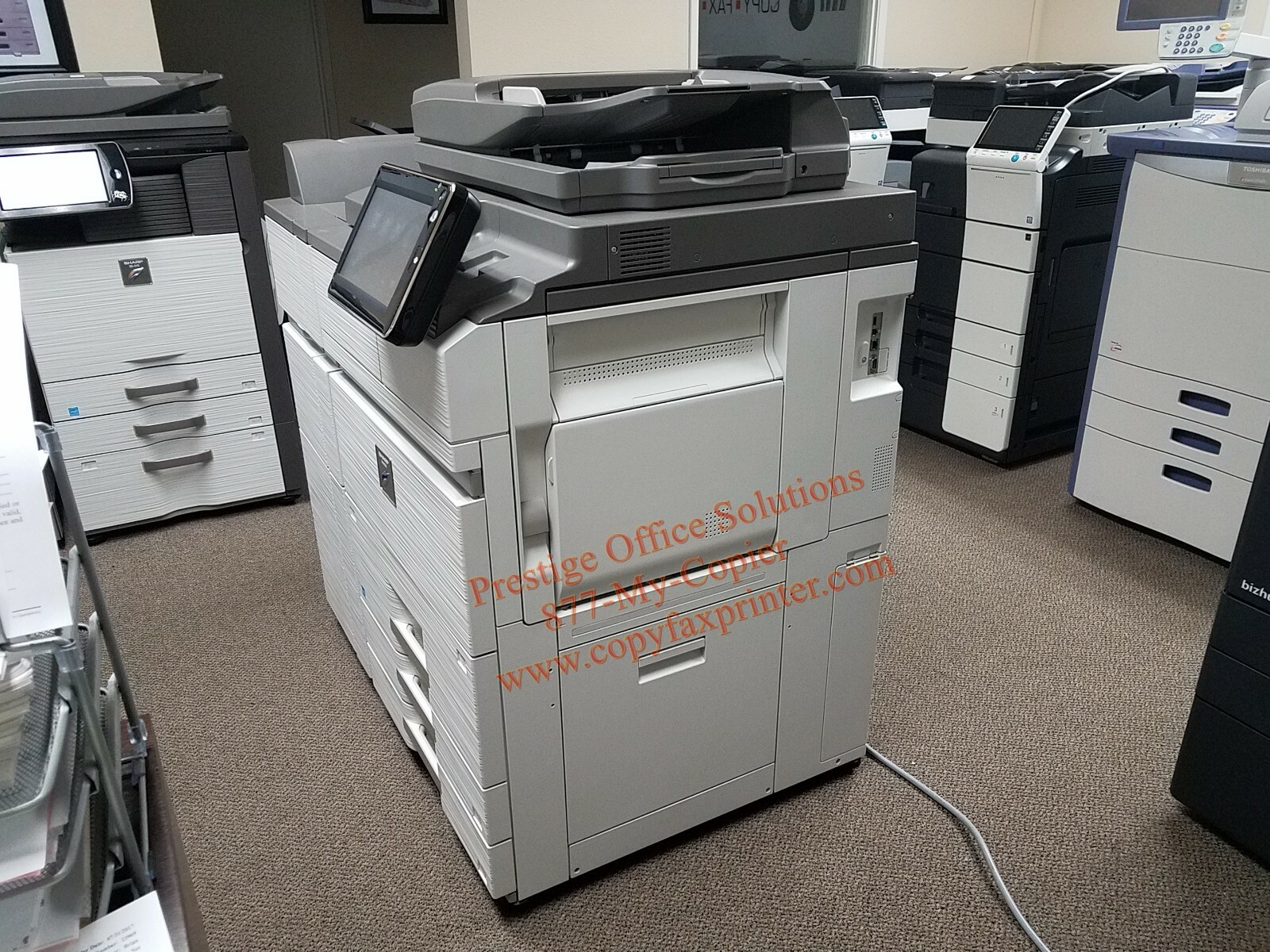 Sharp MX-M654N Black/White Copier Printer Scanner with Stapling ...