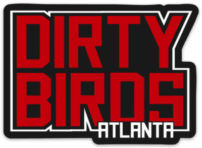 Atlanta Falcons DIRTY BIRDS Logo Type NFL Football Die-Cut MAGNET | eBay