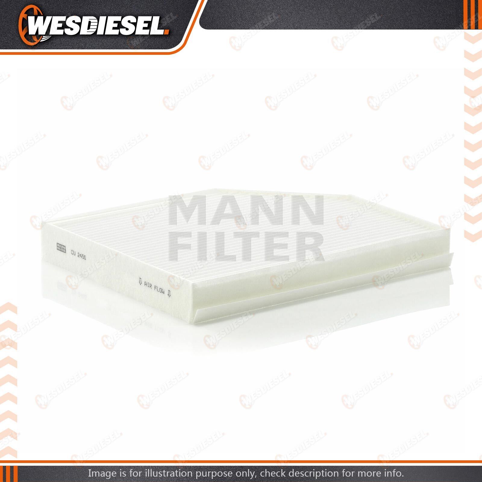 MANN Cabin Air Pollen Filter for Porsche Macan 95B 2.0L 2.9L 3.0L 3.6L ...