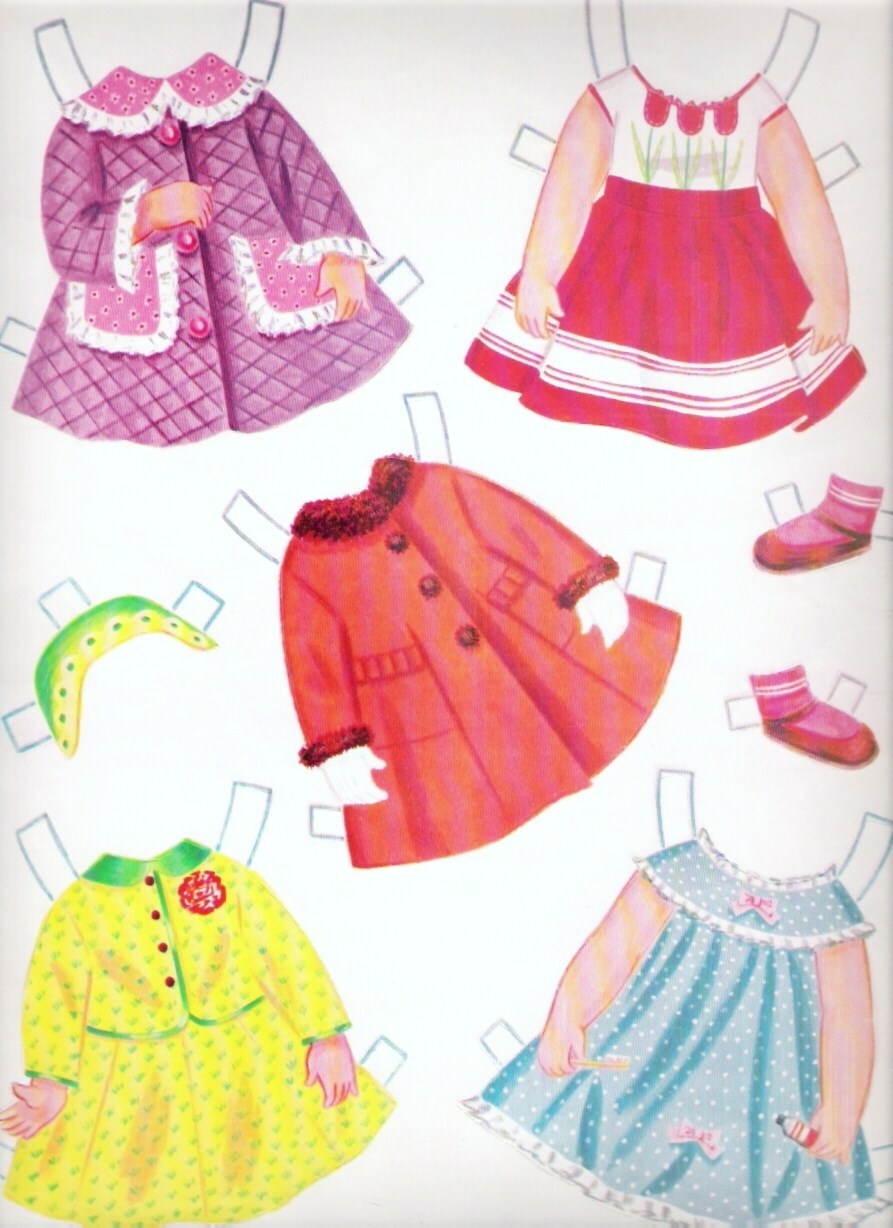 VINTAGE UNCUT 1963 ALIVE-LIKE PAPER DOLLS~#1 TOP REPRODUCTION SELLER ...