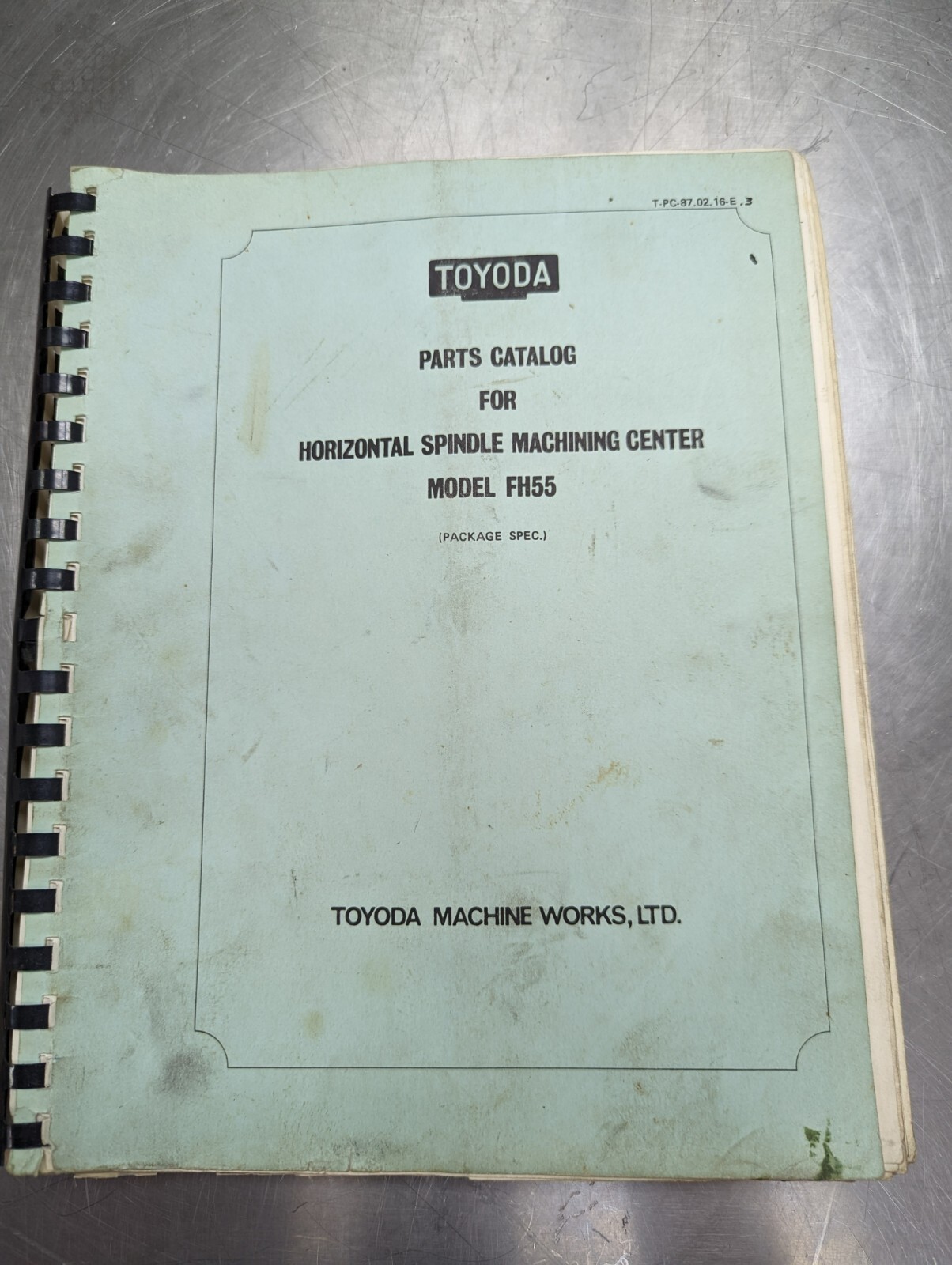 Toyoda Machinery Parts Catalog For Horizontal Spindle Machining Center ...